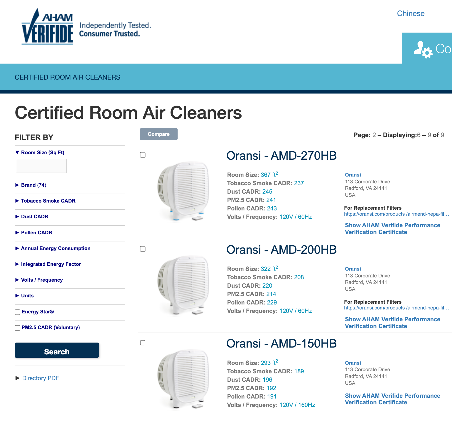 CADR Rating - What Is The CADR Rating & Meaning? Oransi